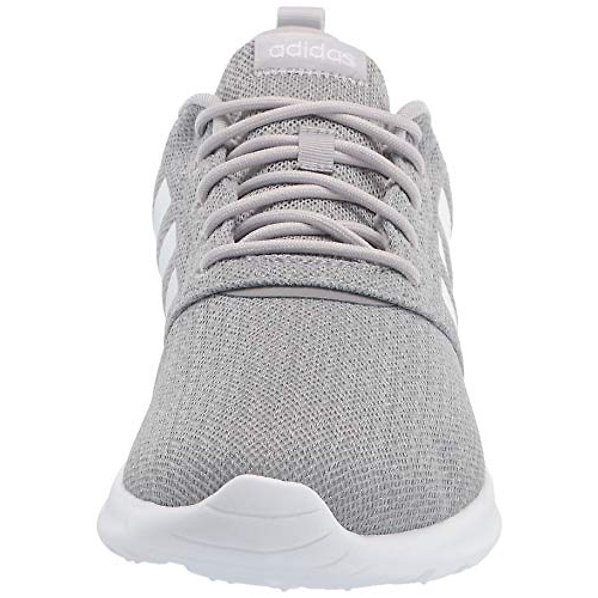 adidas Women's QT Racer 2.0 Running Shoe, Grey/White/Grey, 8.5