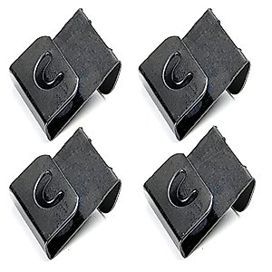 MroMax Photo Frames Hanger Hooks, 0.3mm Thick S-Shaped Metal Wall Mount Album Picture Hanging Clips, 50 Pcs