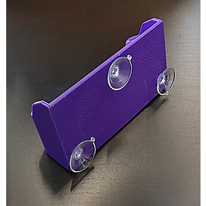 Free Thought Designs EZ Pass Holder for New EZ-Pass and I-Pass - Toll Transponder Holder - High Temp - 3 Point Mount (1 Pack) - Purple