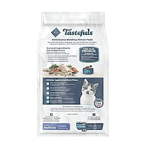 Blue Buffalo Tastefuls Kitten Natural Dry Cat Food, Chicken 7lb bag