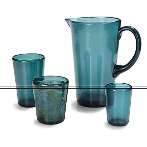 Carlisle FoodService Products MIN544015 Mingle Double Old Fashioned, 14 oz, Tritan, Teal (Pack of 12)