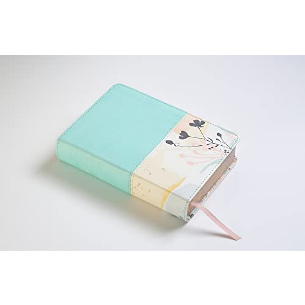 Santa Biblia NTV, Edición compacta, letra grande (SentiPiel, Menta, Índice, Letra Roja) (Spanish Edition)