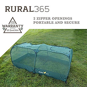 KEXMY Rural365 Portable Chicken Run – Large Pop-Up Chicken Pen for Small Animals – Outdoor Pet Enclosure Outdoor Rabbit Run