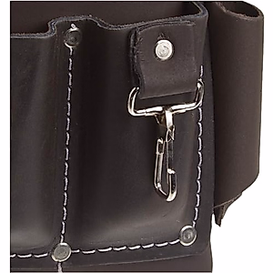 McGuire-Nicholas 526-CC Brown Professional Electrician'S Pouch, oil tanned leather