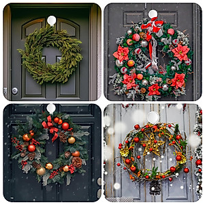 2 Pack Suction Cup Hooks for Shower, Powerful Vacuum Bathroom Suction Holder Removable Reusable Waterproof Suction Hanger Window Glass Door Suction Holder for Bathroom Kitchen Towel Robe (White)