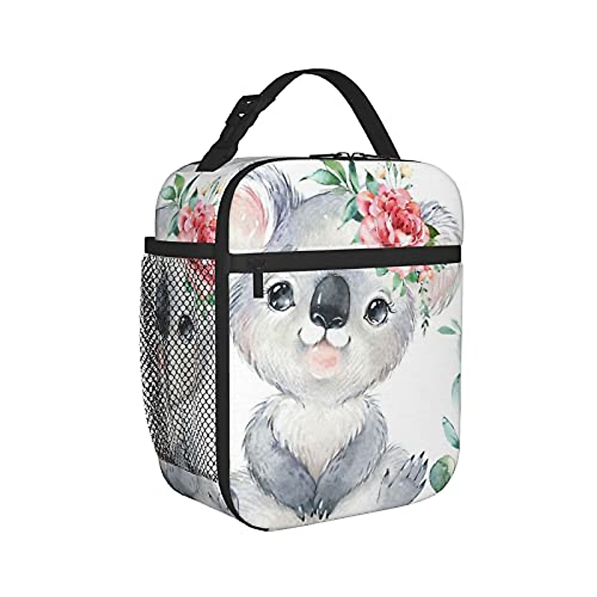 Floral Tree Animal Koala Lunch Bag Tote Bag Lunch Bags For Women/Man'S Lunch Box Insulated Lunch Container
