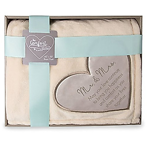 The Comfort Blanket 19527 Soft Blanket Mr & Mrs Thick Warm Royal Plush Throw Blanket