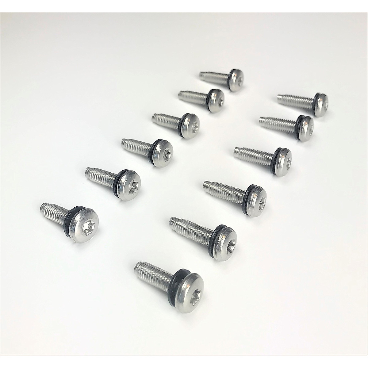 12 ea 2007 to 2018 Wrangler JK Stainless Steel Windshield Frame Torx Screws