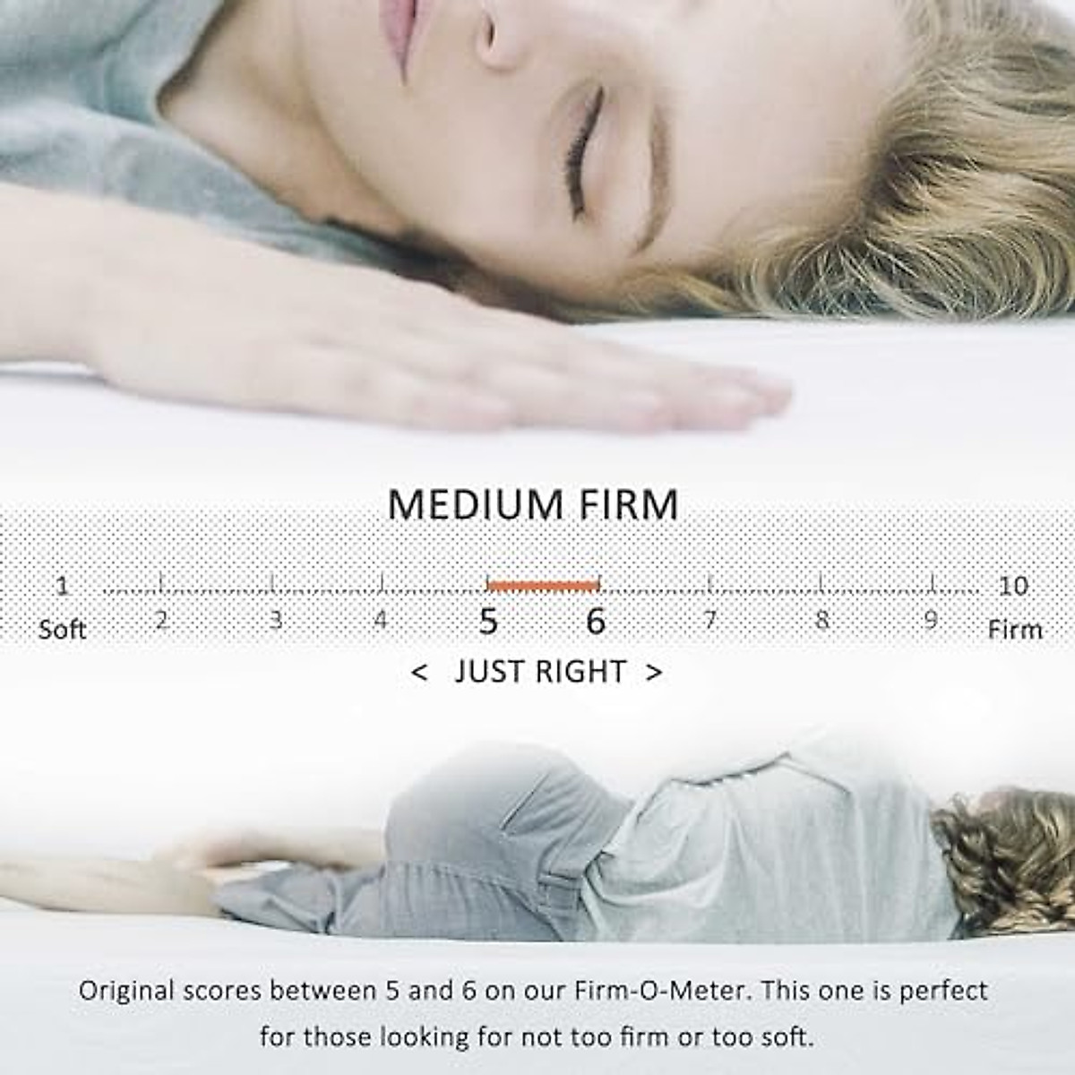 Mdhitsox Twin Mattress for Kids, Memory Foam Mattress, Cool Gel Mattress, Medium Firm Kids Mattress for Bunk Bed, Pressure Relief, CertiPUR-US Certified (10 Inch)