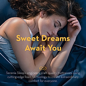 Serenia Sleep Bed Foam Mattress Full Size, 10.5-Inch GOTS-Certified Organic Latex Hybrid Quilted Mattress - Medium Firm Mattress in a Box with Soft & Organic Cotton Breathable Cover