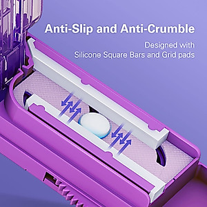 DEPAD Pill Cutter Splitter for Cutting Multiple Pills, Adjustable Pill Cutter Splitter for Small and Tiny Pills with Accurate Pill Alignment, Pill Cutter for Small or Large Pills with Sharp Safe Blade