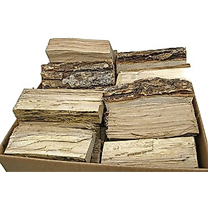 Cattleack Smok'in Tinder Oak Kiln Dried Pizza Oven Wood, 6" Length Mini Splits for Portable Wood Fired Pizza Ovens, Approximately 15 lb, Firewood Kindling, Fire Starter, Fireplace, Campfires, BBQ