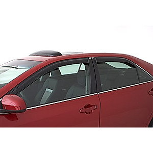 Auto Ventshade [AVS] Outside Mount Ventvisor | 2017 - 2023 Chrysler Pacifica- Smoke, 4 pc. | 94207