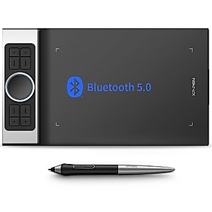 XPPen Deco Pro MW Bluetooth Drawing Tablets 11 Inches Wireless Drawing Tablets 8 Customizable ExpressKeys Art Tablet with 2 Dial Wheels Pen Tablet for Drawing, Painting and Remote Learning