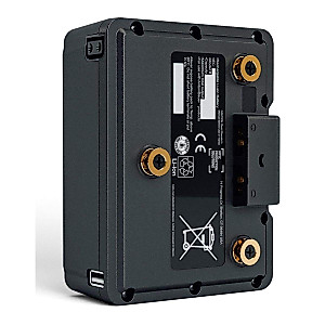 4x Titon 90 14.4V 92Wh Gold Mount Lithium-Ion Batteries, Bundle with Anton Bauer LP4 Quad Battery Charger