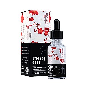 Tinyroots Choji Oil Tool Cleaning Kit, Simply Wipe The Mineral Oil on to Restore Your Sword, Knives, Bonsai Tools, Includes Rust Eraser and Lint Free Cloth