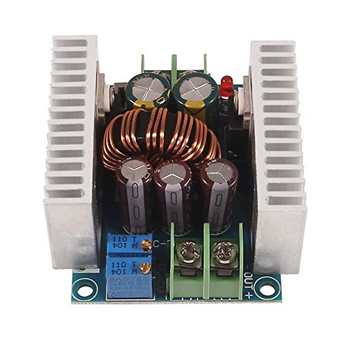 D-FLIFE 20A 300W CC CV Step Down Module Adjustable DC 6-40V to 1.2-36V Voltage Regulator Buck Converter Constant Current Power Supply Module (2pcs)