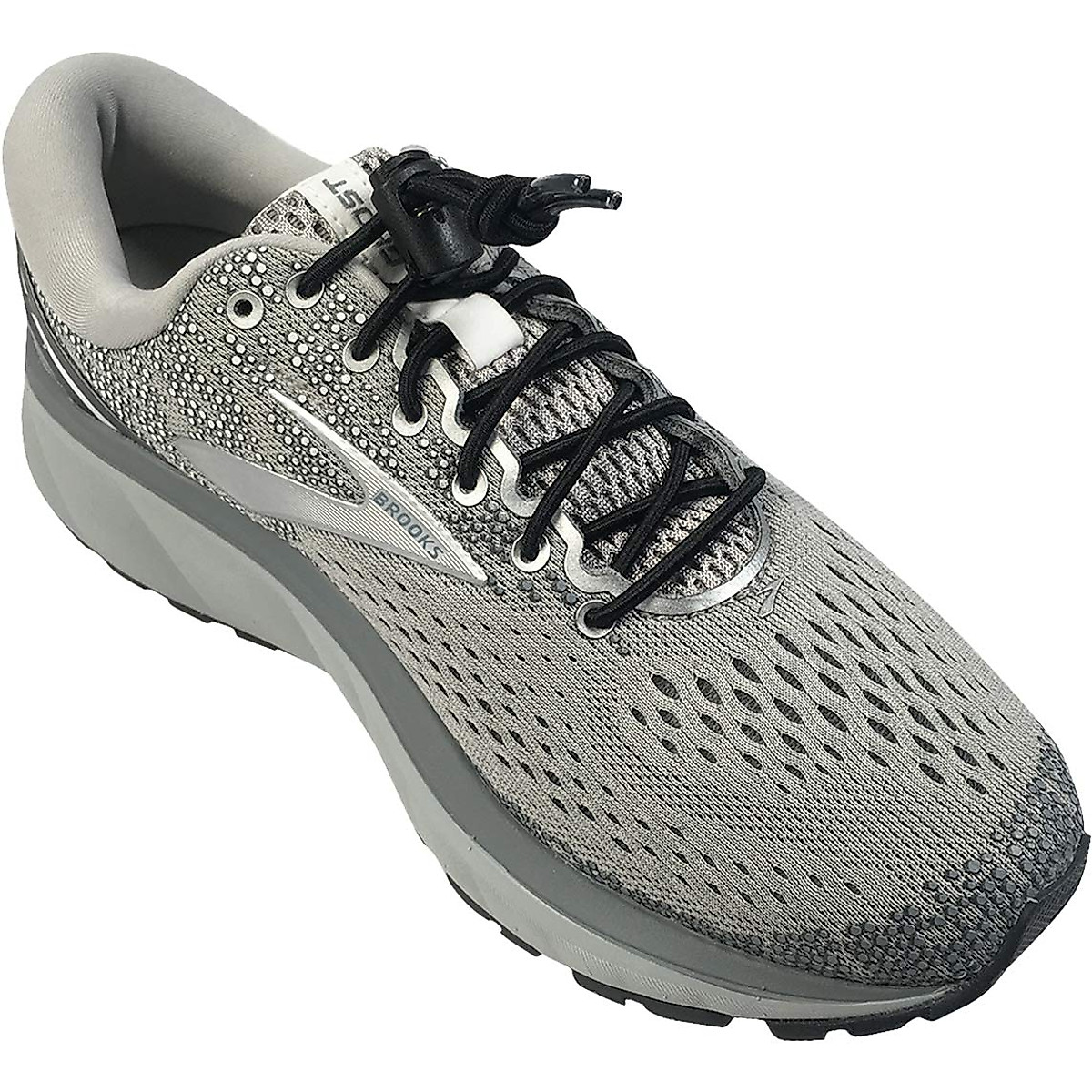 IBUNGEE LACES (Elastic No Tie Shoelaces (Black, 26-Inch)