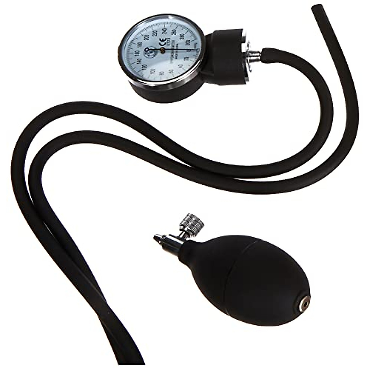 Prestige Medical Adult Cotton Aneroid Sphygmomanometer, Black