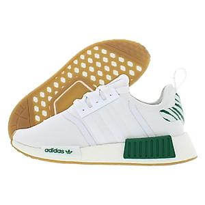 Adidas Women's NMD_R1 Sneaker (White/Forest Green, 9.5)