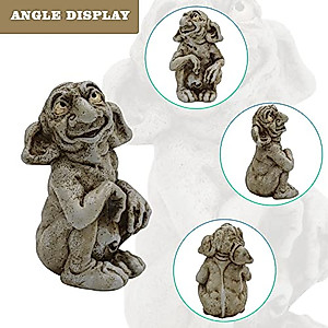 Gargoyle Sculpture, Gothic Sculpture, Troll Resin Crafts, Gargoyle Resin Crafts, Home Decor Ornaments, Outdoor Garden Ornaments