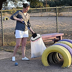 BagSnap-N-Go - Set of 2 multipurpose portable grocery & trash bag opener. Home & outdoor trash management: use for yard work, picnics, cleanup events, craft rooms, laundry rooms