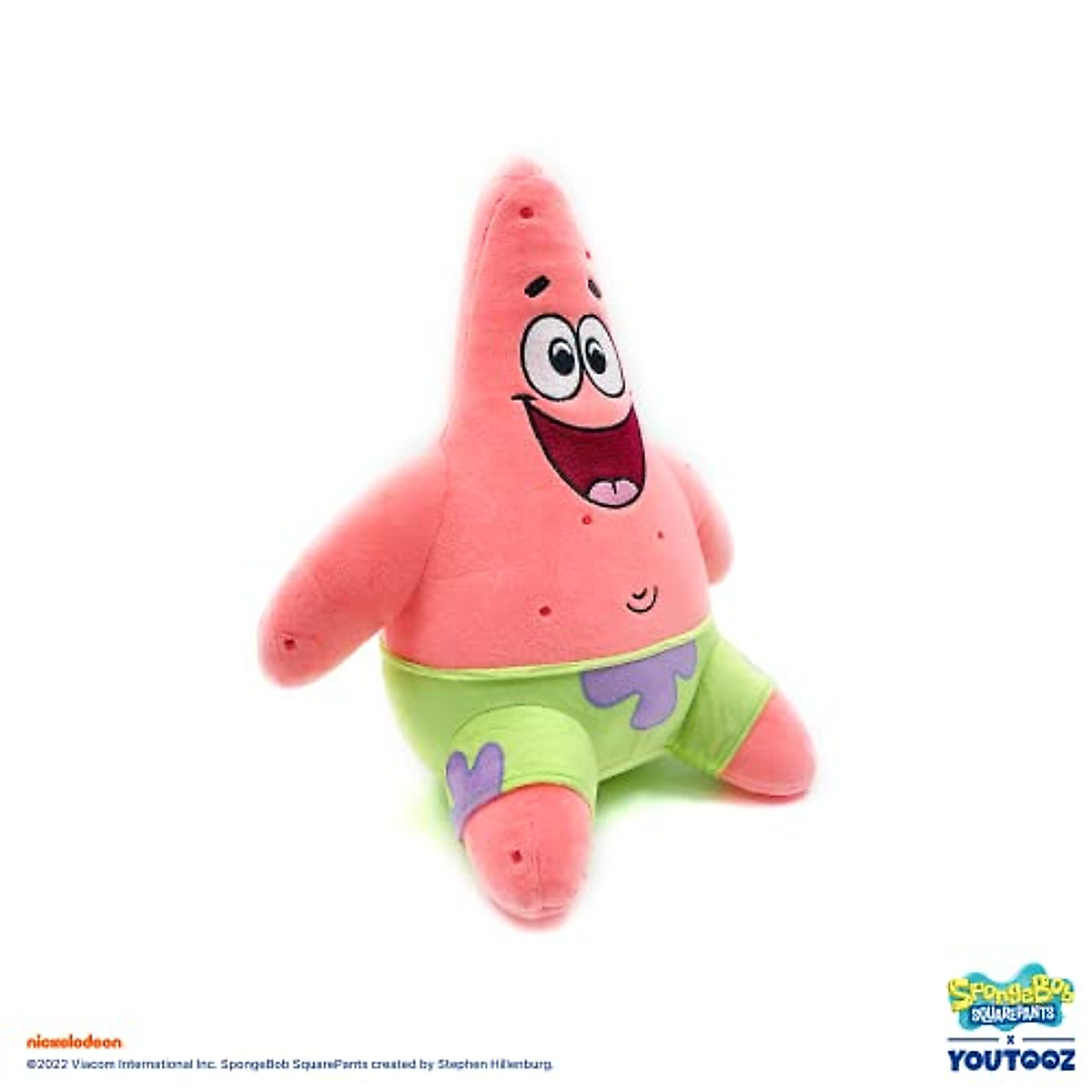 Youtooz Patrick Sit Plush 9" Inch Collectible, Official Licensed Soft Patrick Starfish Sit Plushie from Spongebob Squarepants by Youtooz Plush Collection