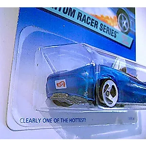 Mattel Hot Wheels 1997 Power Pipes Diecast Vehicle Collector #531 Phantom Racer Series 3 of 4 | Clear Blue Body Purple Tinted Windows Chrome Metal Car Base Synthetic Rubber 3 Spoke Wheels Model #16904