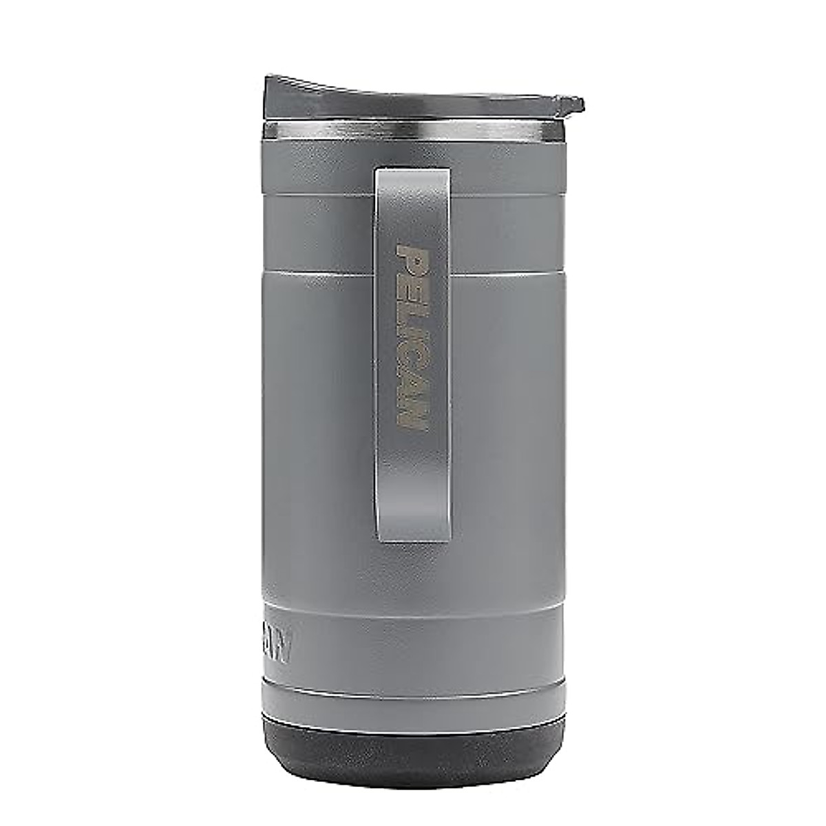 Pelican Hydration Pelican Ridge™ 18 oz Vacuum Insulated Tumbler - Recycled Stainless Steel Double Wall Travel with Dual Lid, Powder Coated Insulated Coffee Mug For Hot Cold Drinks, Graphite