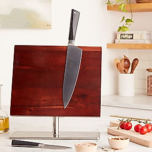 Mercer Culinary Knife Stand, 11 3/8 x 9, Stainless Steel