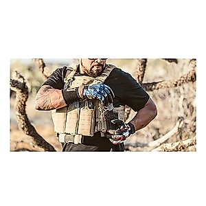 VIKTOS Men's Leo Vented Tactical Duty Gloves with Laser Perforation to Reduce Heat | Reinforced Thumb | Adjustable Hook & Loop Closure, Apollo, Medium