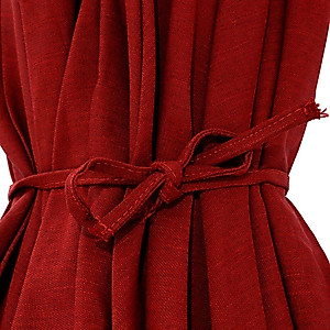 Hampton Bay 10 ft. x 6 ft. Aluminum Patio Umbrella with Push-Button Tilt (Chili)