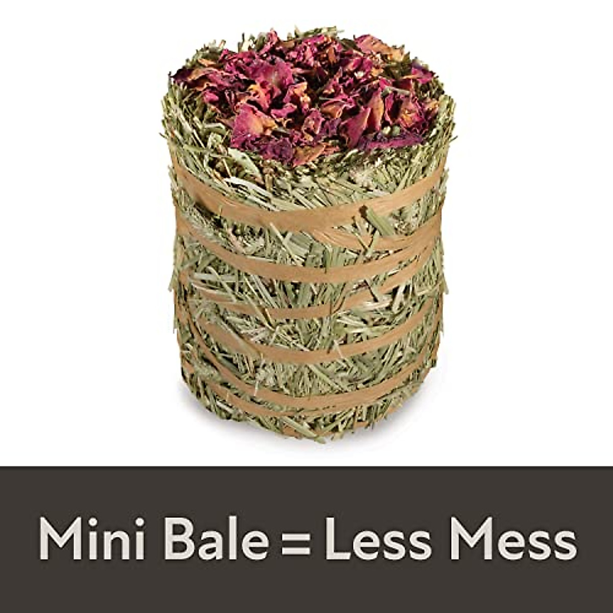 Kaytee Field+Forest Mini Hay Bales Rose 3.5 Ounces