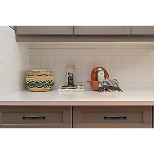 Ravinte 30 Pack Solid 5 Inch Kitchen Cabinet Handles Matte Black Cabinet Pulls Black Drawer Pulls Kitchen Cabinet Hardware Kitchen Handles for Cabinets Cupboard Handles Drawer Handles