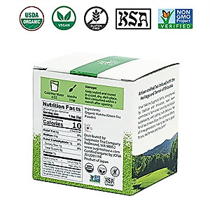 [Sugimoto Tea] Organic Daily Matcha, Authentic Japanese Origin, Versatile Green Tea Powder, USDA Organic, Kosher, Non-GMO, Ideal for Drinking & Cooking, 2.0 oz (57g) Box