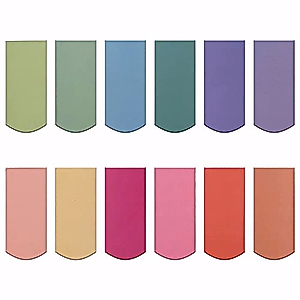 12PCS Magnetic Bookmarks - Magnet Page Markers Page Clips Assorted Book Markers Set for Students Teachers Reading, and Book Lovers