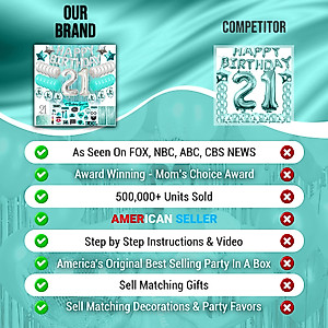 Sweet 16 Party Decorations, Sweet 16 Gifts For Girls, Sweet 16 Birthday Decorations, Sweet 16 Sash, 16 Balloon Numbers, Sweet 16 Cake Topper, Sweet 16 Banners Photo Booth Props Teal Green White - 70PK