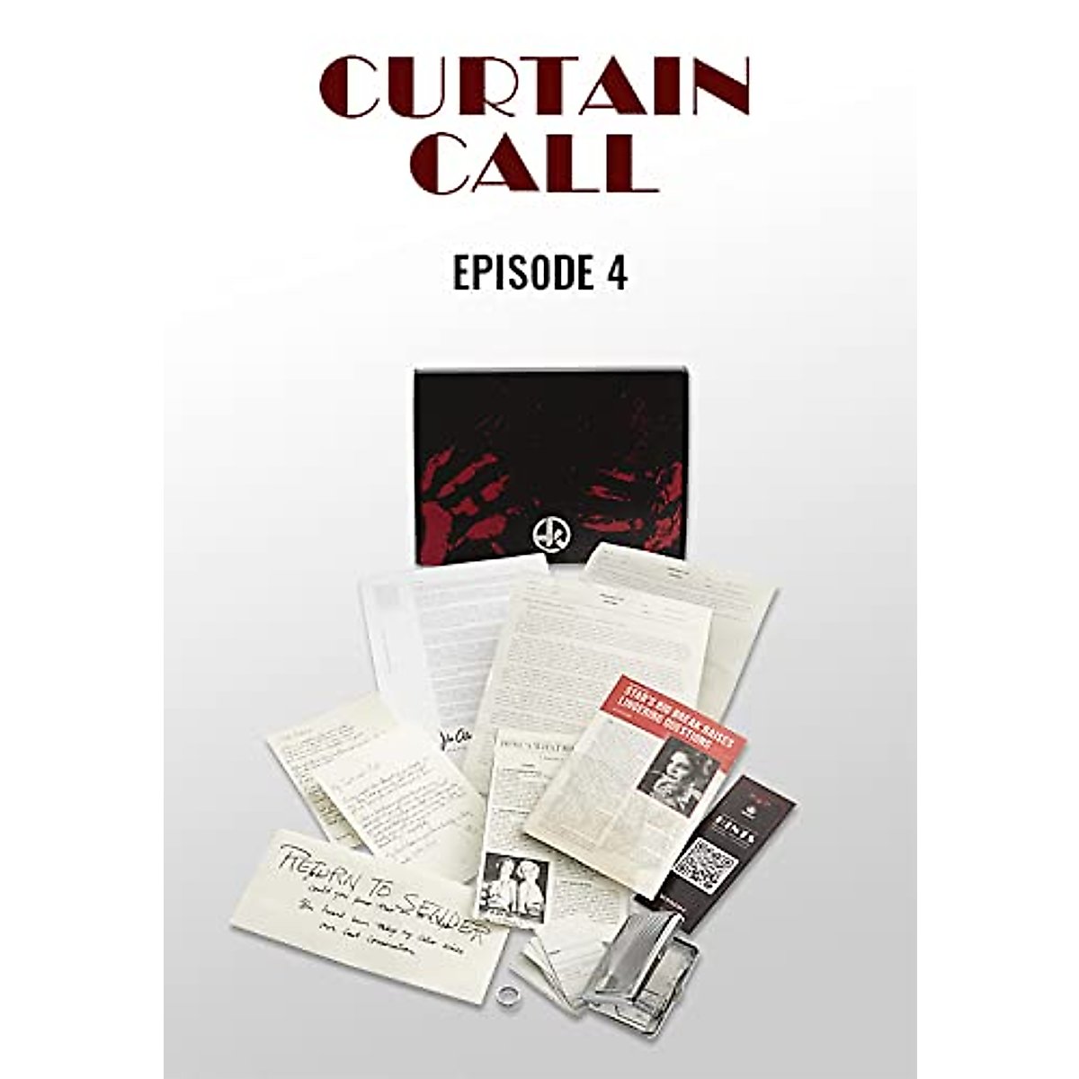 Hunt A Killer: Curtain Call - Complete Box Set, Murder Mystery Game, Take on the Unsolved Case as an Independent Challenge, for Date Night or with Family & Friends as Detectives for Game Night
