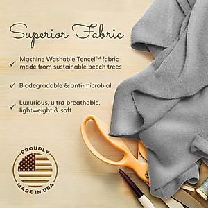 Happyluxe Shawl Wraps for Women, Versatile Wrap, Multifunctional Shawl for Dress, Pashmina, Travel Essentials, Womens Travel Accessories - Eco Cashmere Heather Gray