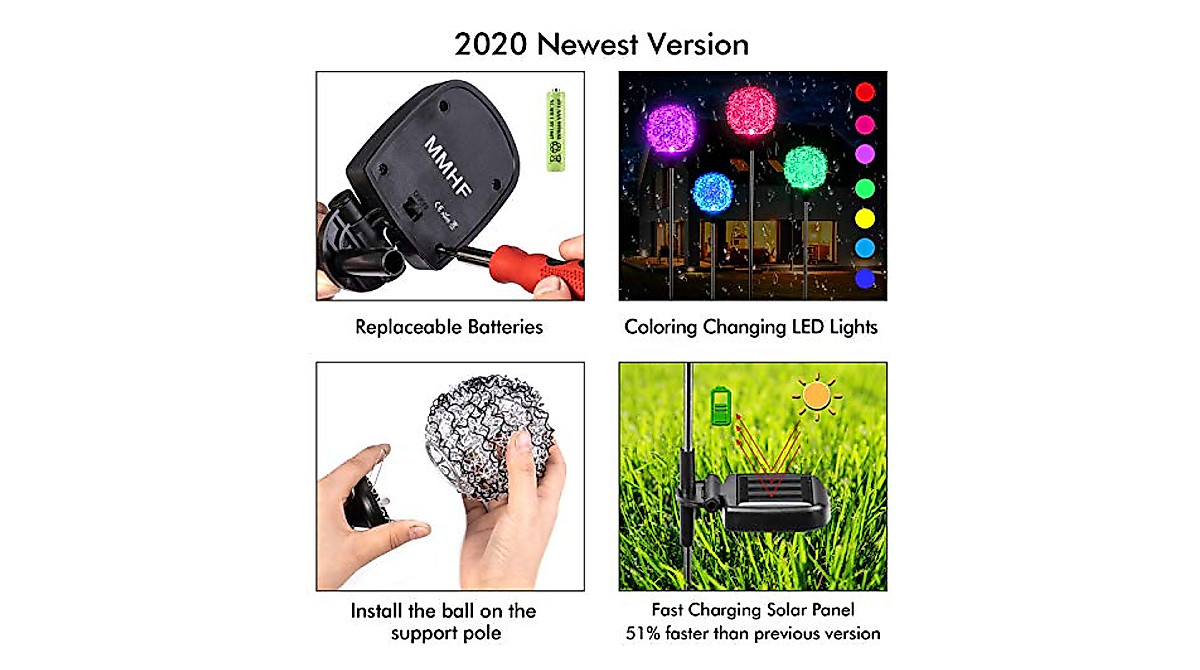 Upgrade Your Garden with Solar Color Changing Globe Lights