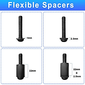 Universal TV Mount Kit for Onn, Sony, Westinghouse, Philips, Toshiba, Insignia - Includes M4, M5, M6, M8 TV Mounting Screws, Washers & Remote Holder