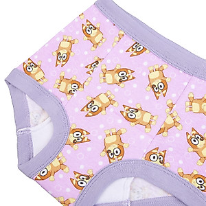 Bluey Unisex Baby Amazon Exclusive Potty Training Pants with Stickers and Success Chart, Sizes 18 M, 2T, 3T & 4T, 7-Pack