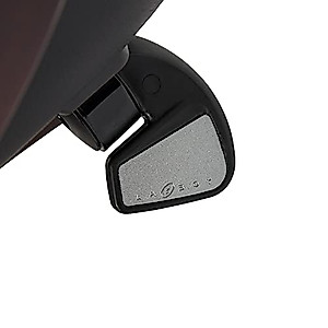 La-Z-Boy Bellamy Executive Office Chair with Memory Foam Cushions, Solid Wood Arms and Base, Waterfall Seat Edge, Bon, Black