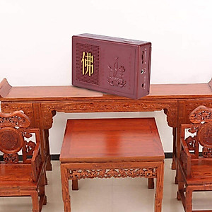 Oumefar Portable Buddha Music Player, Buddha Machine Electronic Singing Machine Buddha Music Gift Great Compassion 16-in-one Buddha Machine Lotus Edge Buddha Portable Buddha Machine