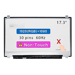 17.3" Screen Replacement for Acer Predator 17 G9-793-79V5 LCD Display Panel 30 pin (FHD 1920 * 1080 Non-Touch)