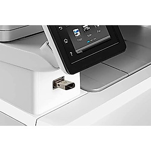 HP Laserjet Pro MFP M283cdwF All-in-One Wireless Color Laser Printer, White - Print Scan Copy Fax - 22 ppm, 600x600 dpi, 8.5x14, Auto 2-Sided Printing, 50-Sheet ADF, Ethernet- External 64GB Drive