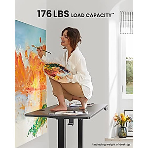 ErGear Height Adjustable Electric Standing Desk Dual Monitor Desk Mount