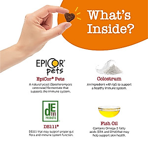 Zesty Paws Dog Allergy Relief - Anti Itch Supplement - Omega 3 Probiotics for Dogs - Digestive Health - Soft Chews for Skin & Seasonal Allergies - with Epicor Pets - Bison - 90ct