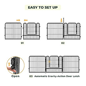 FXW Aster Dog Playpen for Camping/Yard, Silver
