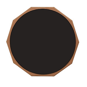 12 inch drum pad,double sided drum pads,snare drum pad with drumsticks and storage bag for drum practice beginner (12'', Blue)